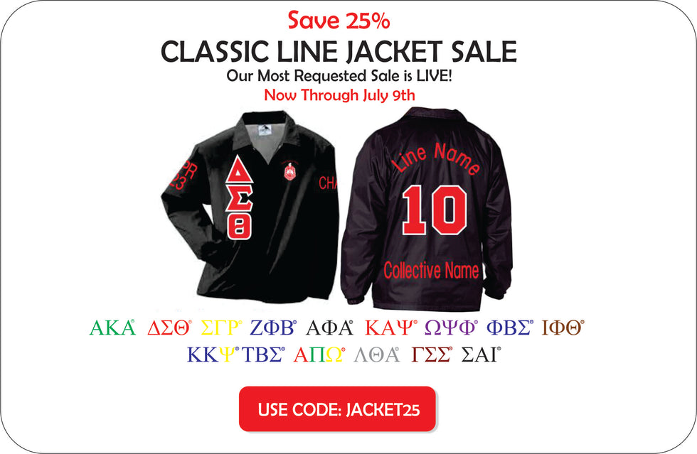 3 Sisters Embroidery Greek Line Jackets Crossing Tees Paraphernalia